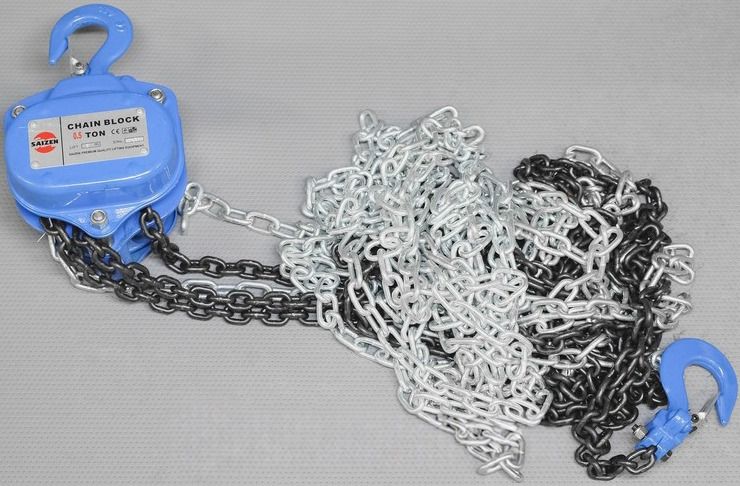 Ручная шестеренная цепная таль Saizen HSZ-622A купить в Москве